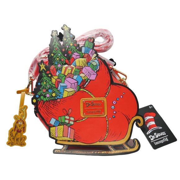 Loungefly | Bags | Disney Loungefly Dr Seuss Grinch Sleigh Whovilles ...